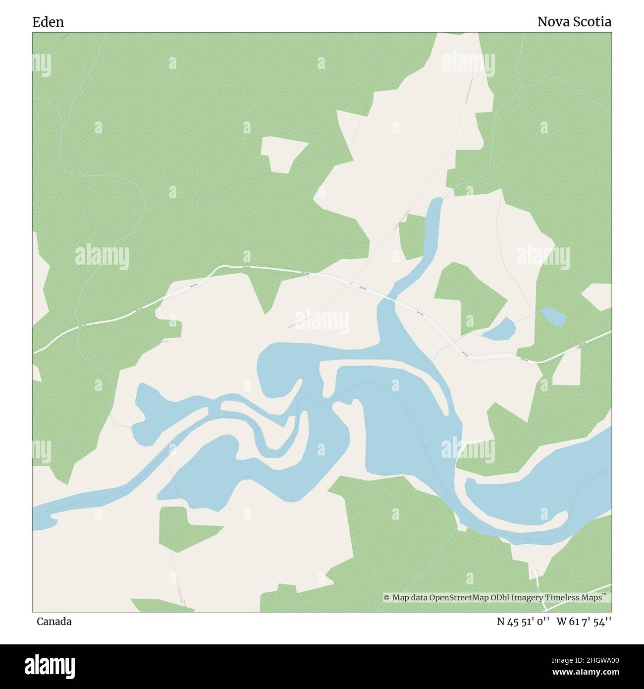 Map of eden hi-res stock photography and images - Alamy