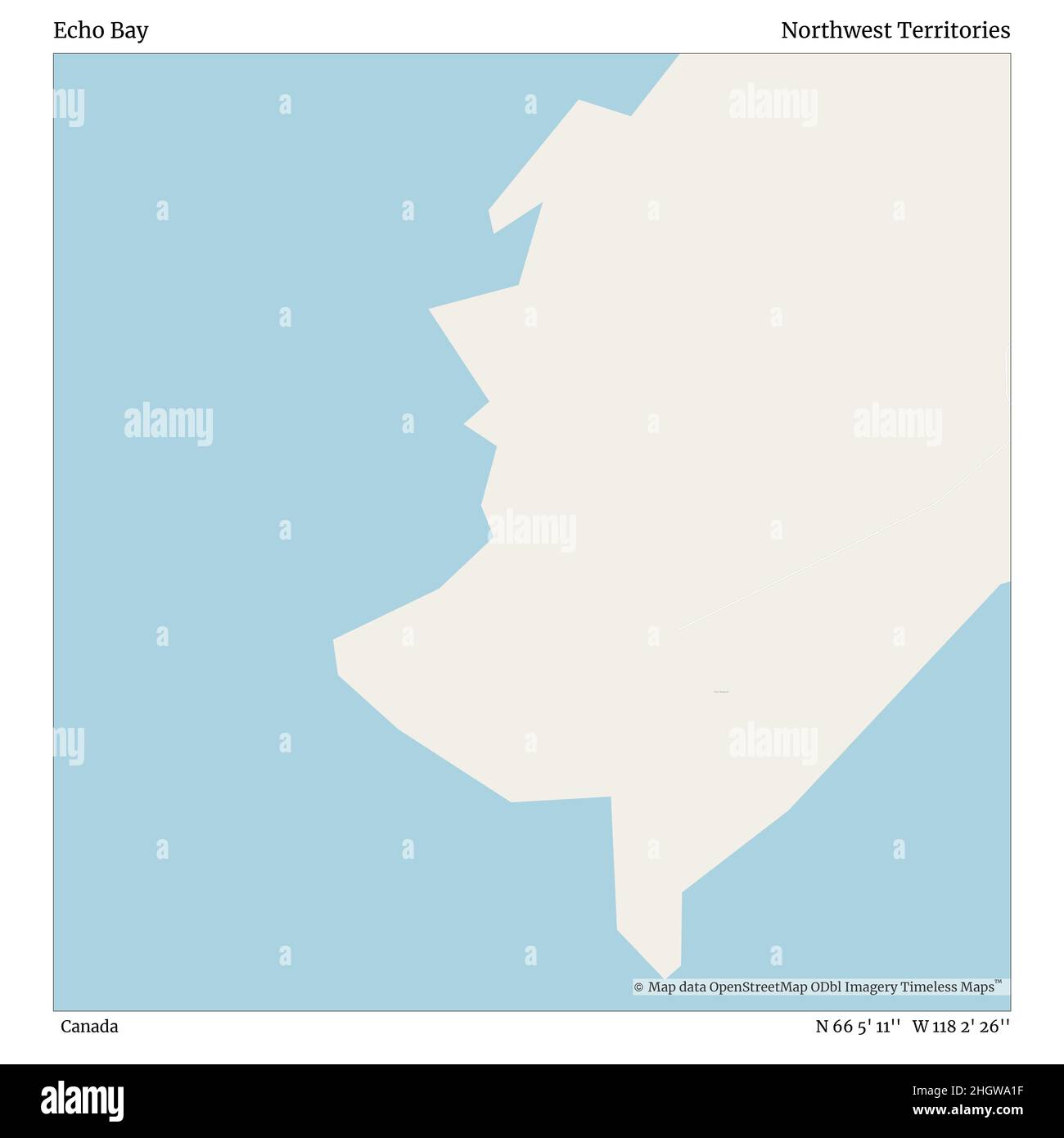 Map of echo bay hi-res stock photography and images - Alamy