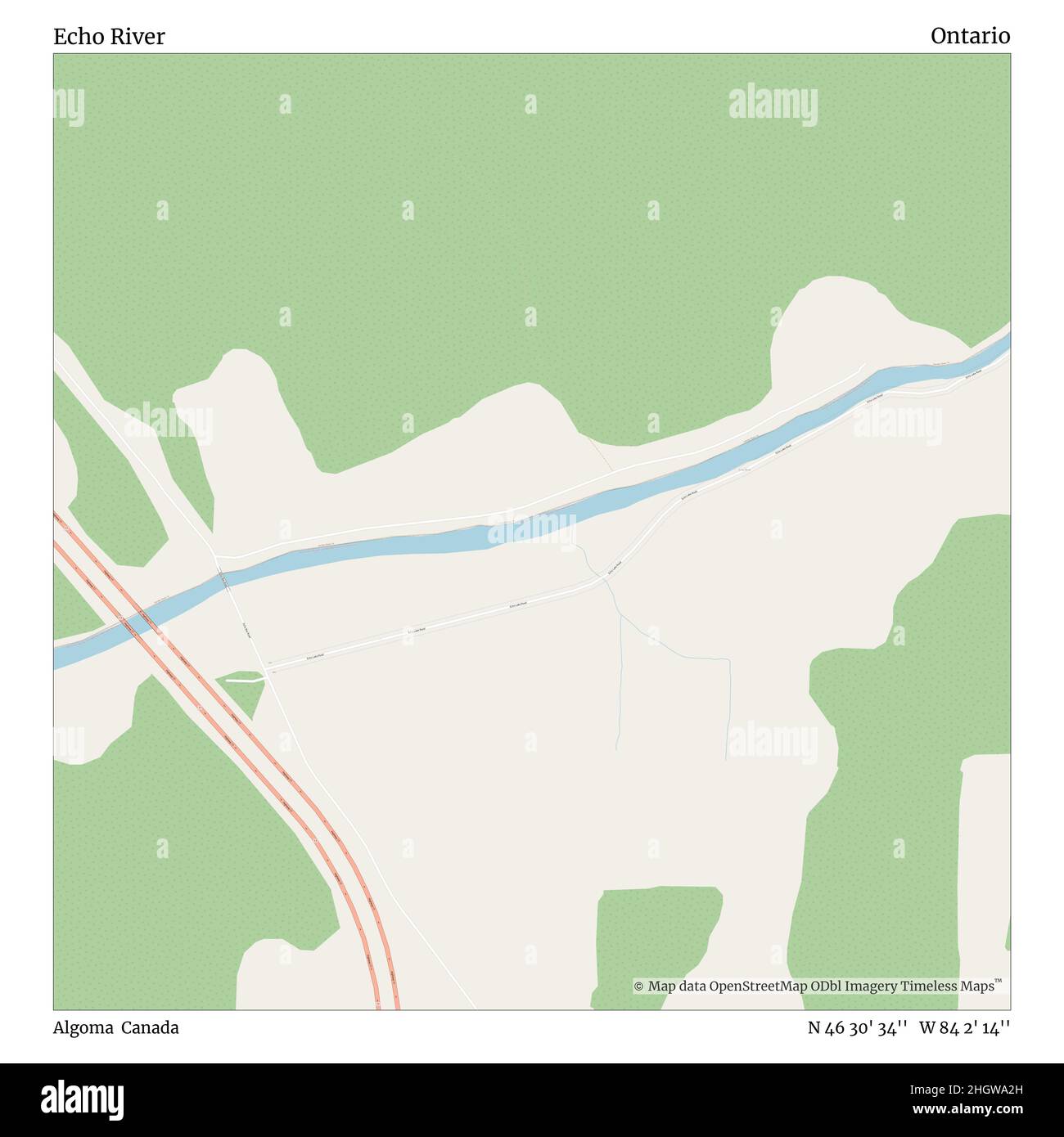 Algoma map hi-res stock photography and images - Alamy