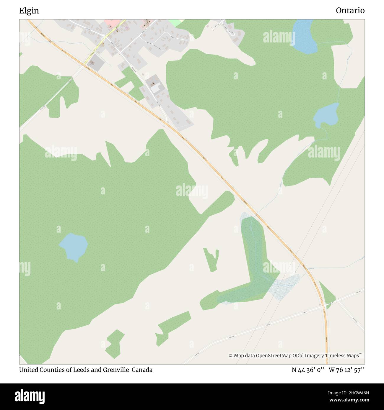 Elgin, United Counties of Leeds and Grenville, Canada, Ontario, N 44 36 ...