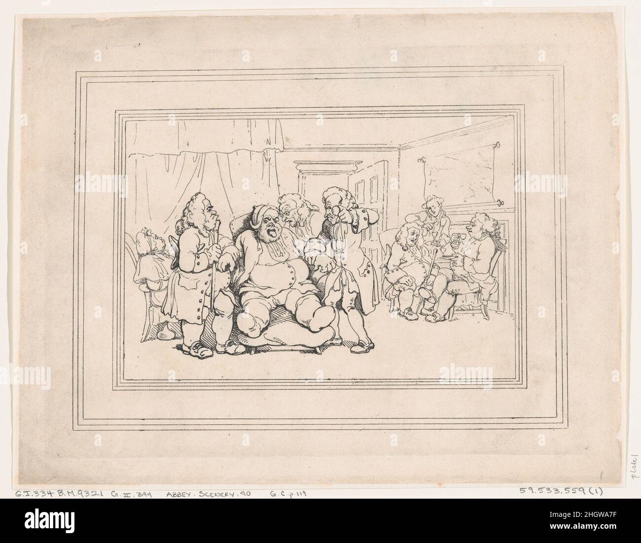 Comforts of Bath, Plate 1 January 6, 1798 Thomas Rowlandson. Comforts ...