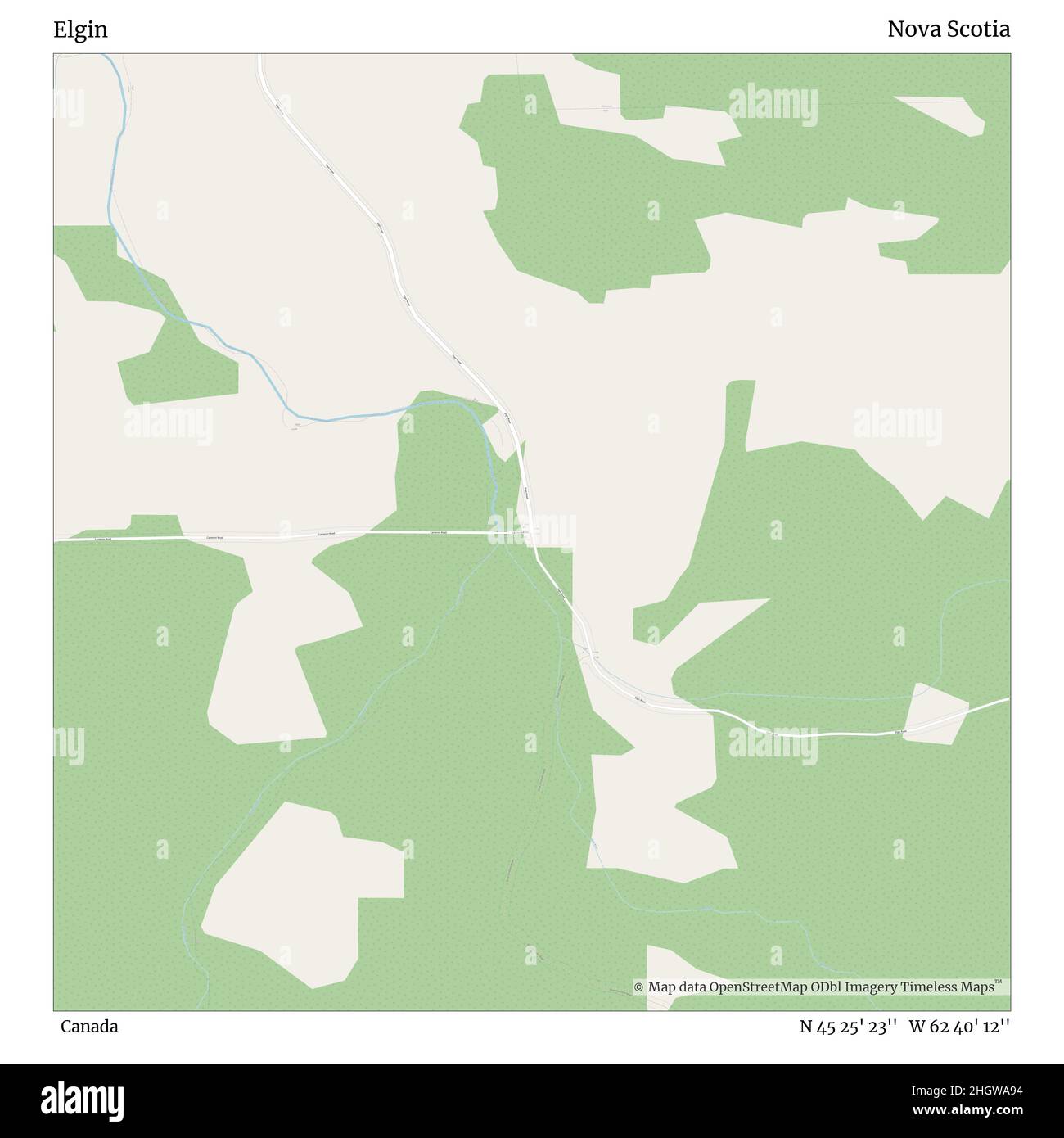 Elgin map hi-res stock photography and images - Alamy