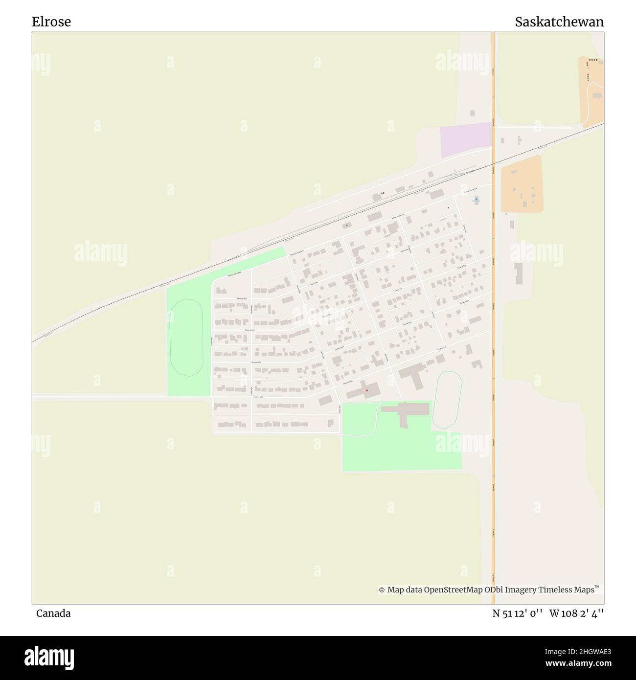 Map of elrose hi-res stock photography and images - Alamy