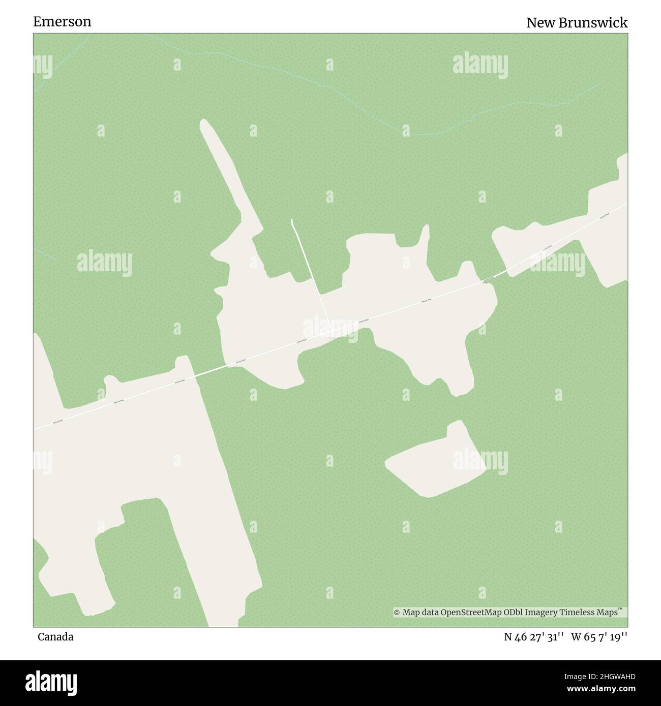Emerson map hi-res stock photography and images - Alamy