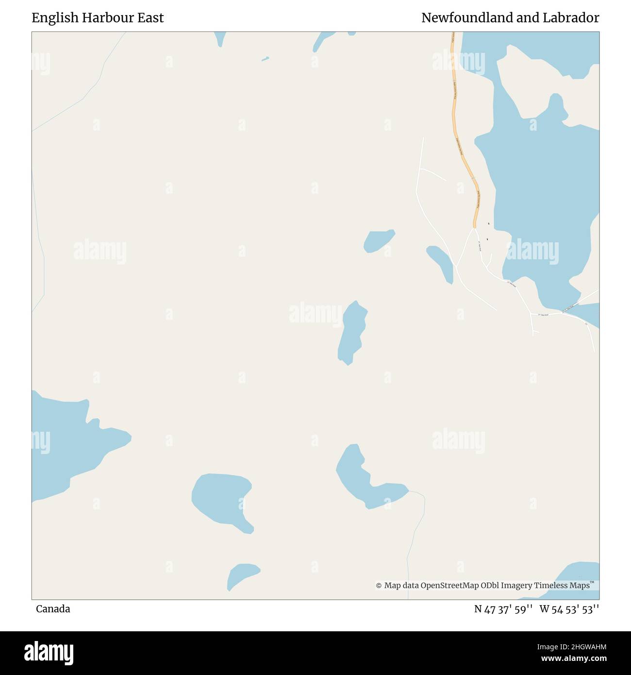 Map of english harbour hi-res stock photography and images - Alamy