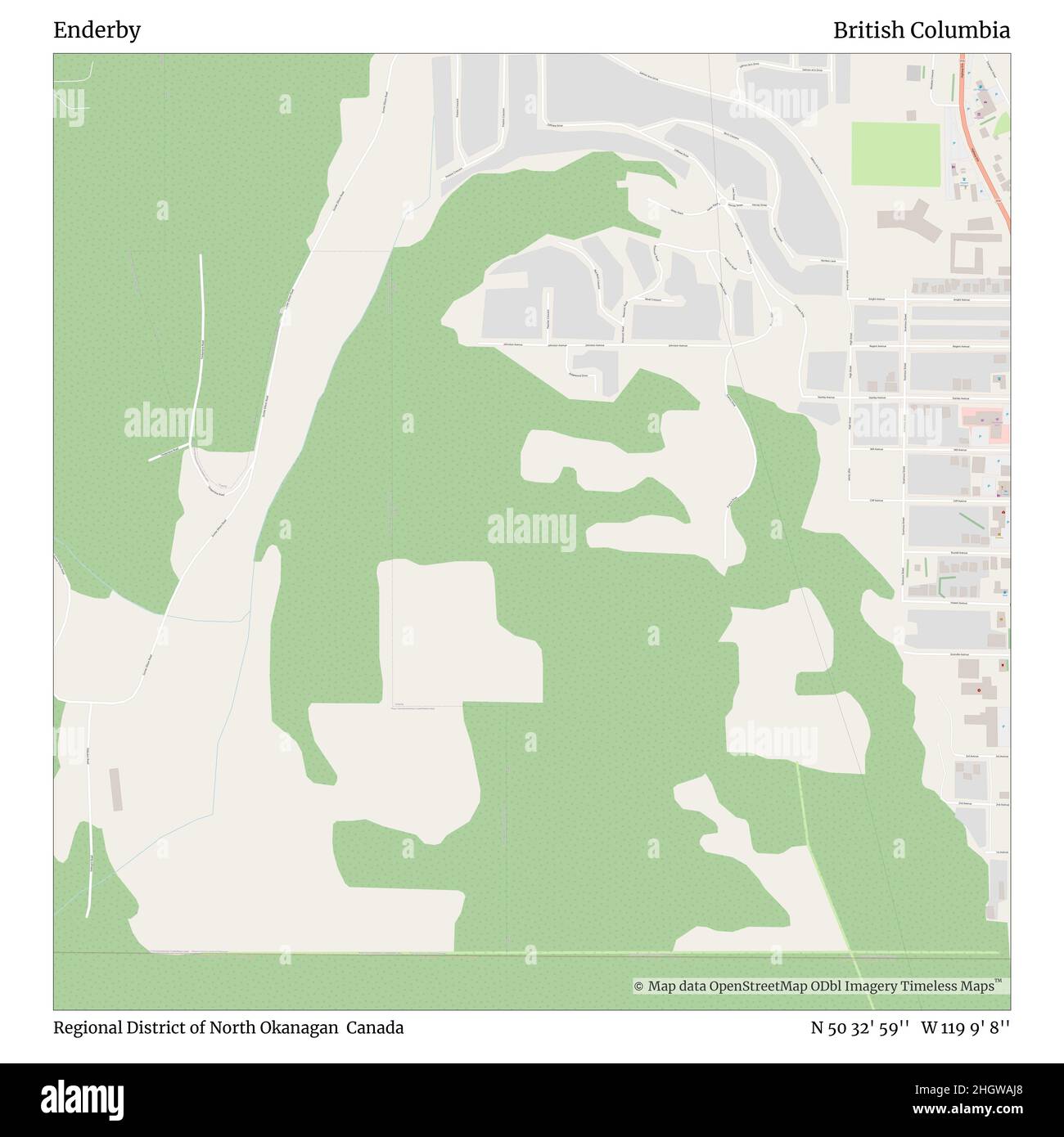 Map of enderby Cut Out Stock Images & Pictures - Alamy