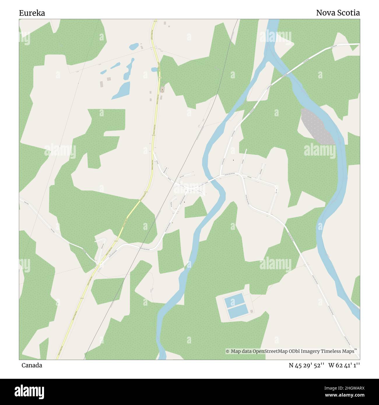 Map of eureka hi-res stock photography and images - Alamy