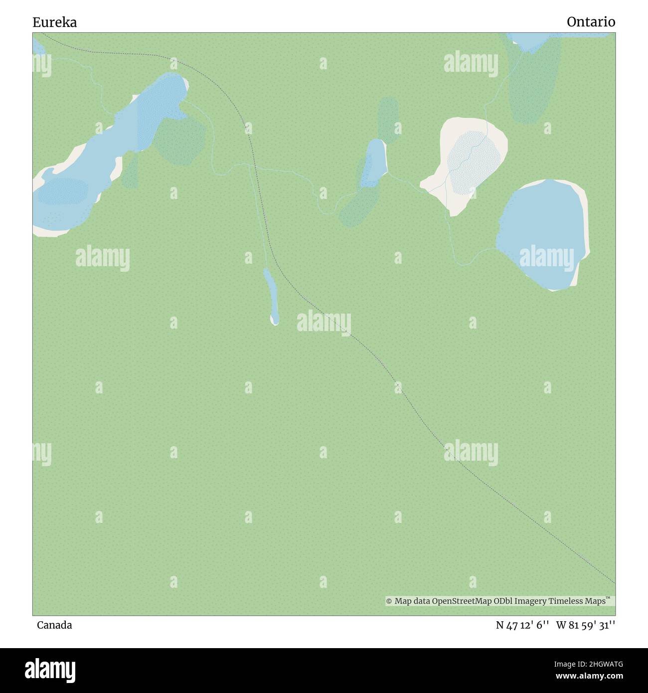 Map of eureka hi-res stock photography and images - Alamy