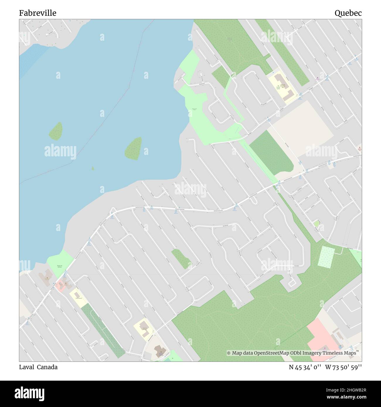 Laval quebec map hi-res stock photography and images - Alamy