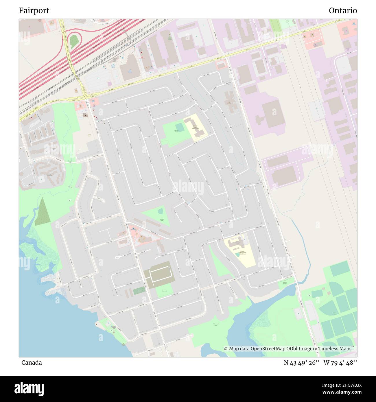 Fairport map Cut Out Stock Images & Pictures - Alamy