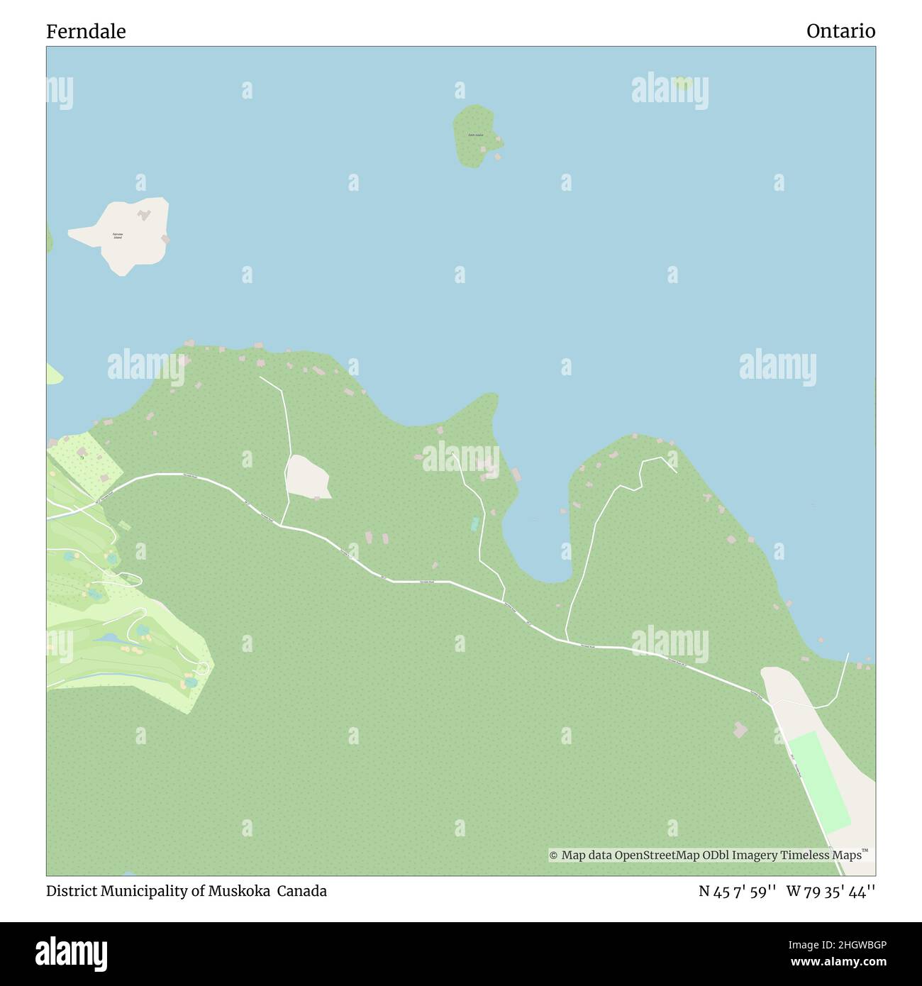 Map of ferndale hi-res stock photography and images - Alamy