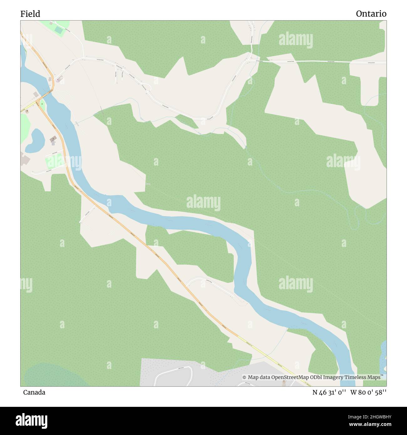 Ontario maps hi-res stock photography and images - Alamy