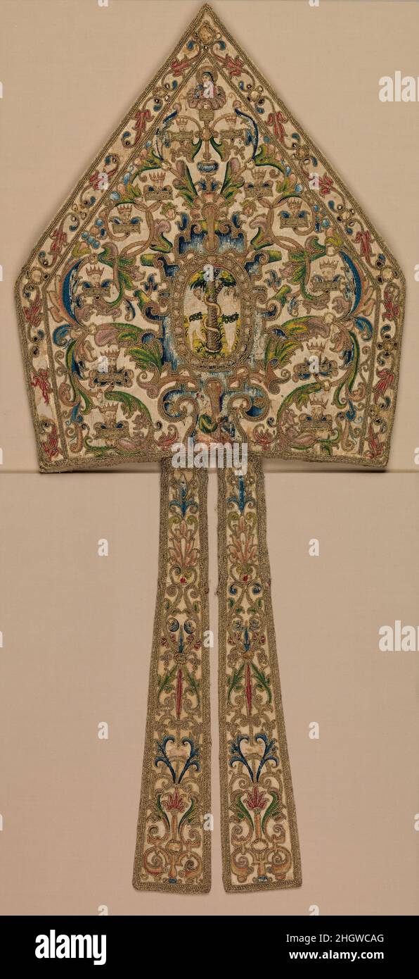 Mitre 16th century Spanish. Mitre. Spanish. 16th century. Silk and ...