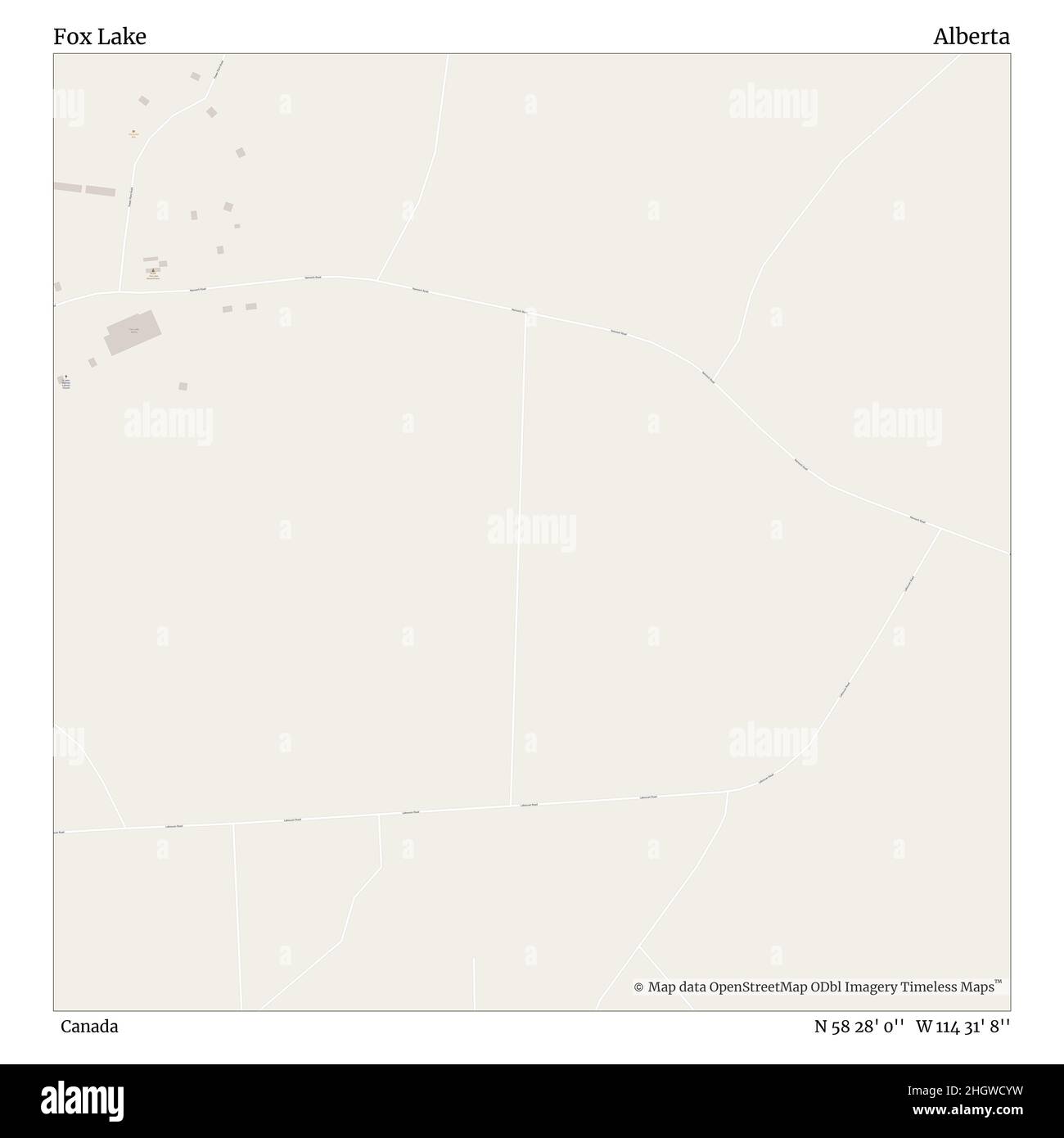 Map of fox lake Cut Out Stock Images & Pictures - Alamy