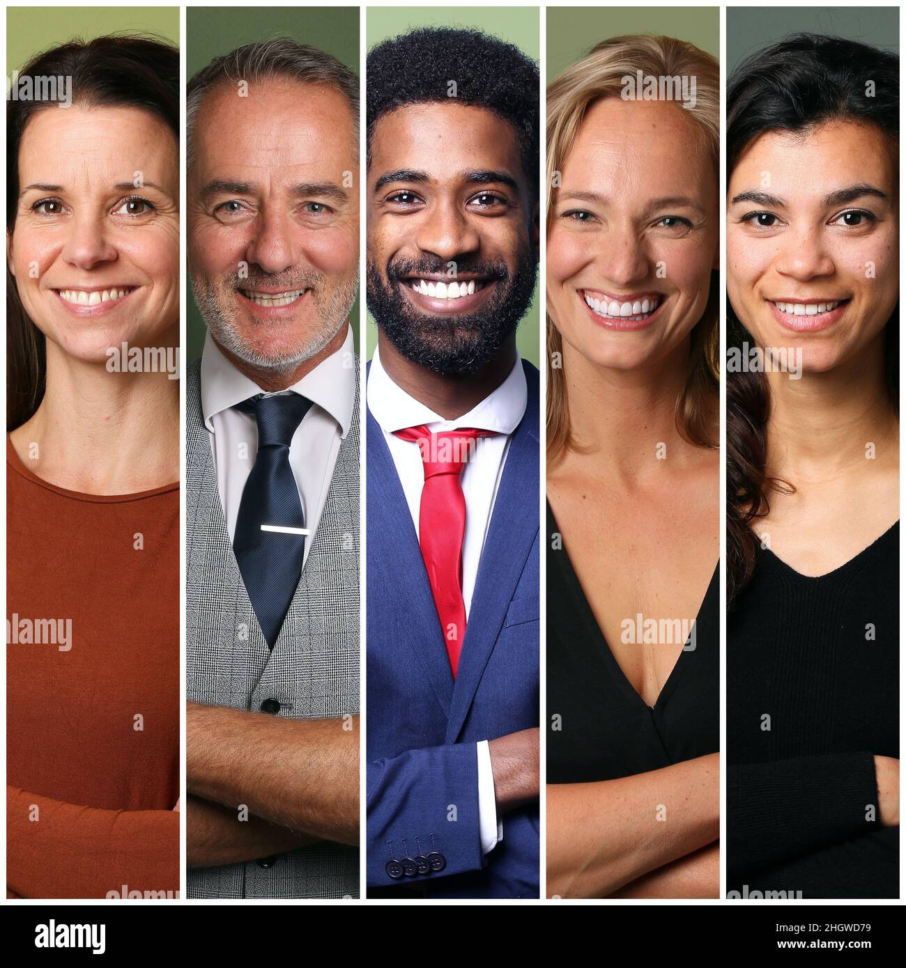 Beautiful happy people in front of a background Stock Photo - Alamy