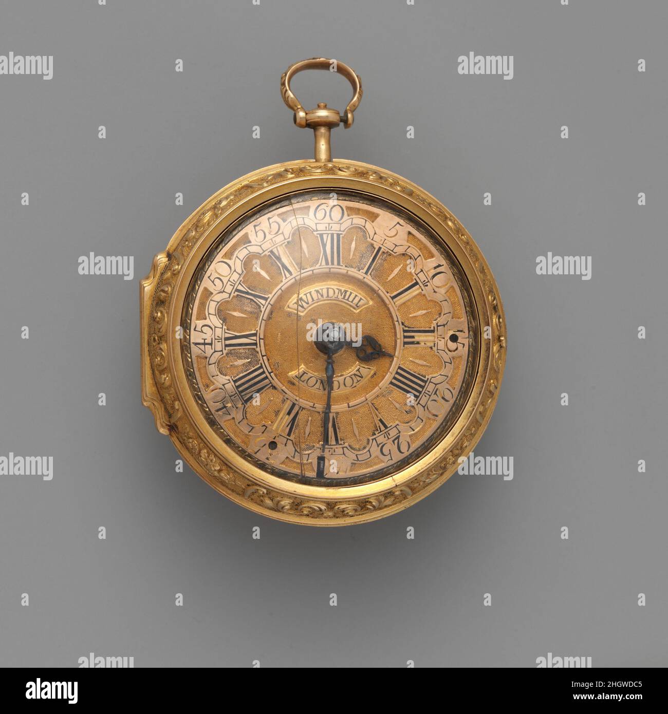 Watch early 18th century Watchmaker: Windmill. Watch. British, London ...