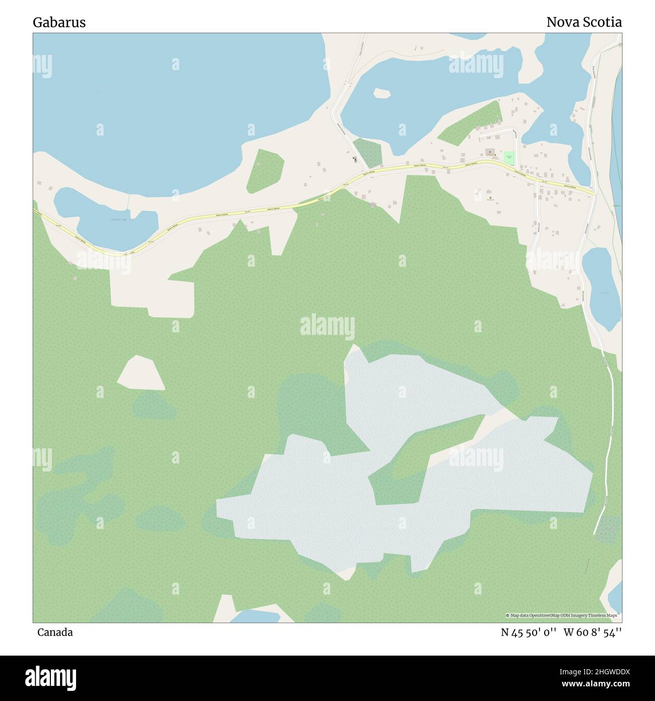 Gabarus, Canada, Nova Scotia, N 45 50' 0'', W 60 8' 54'', map, Timeless ...