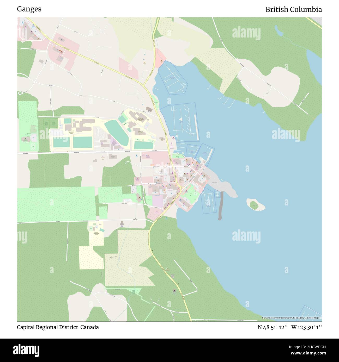 Ganges, Capital Regional District, Canada, British Columbia, N 48 51 ...