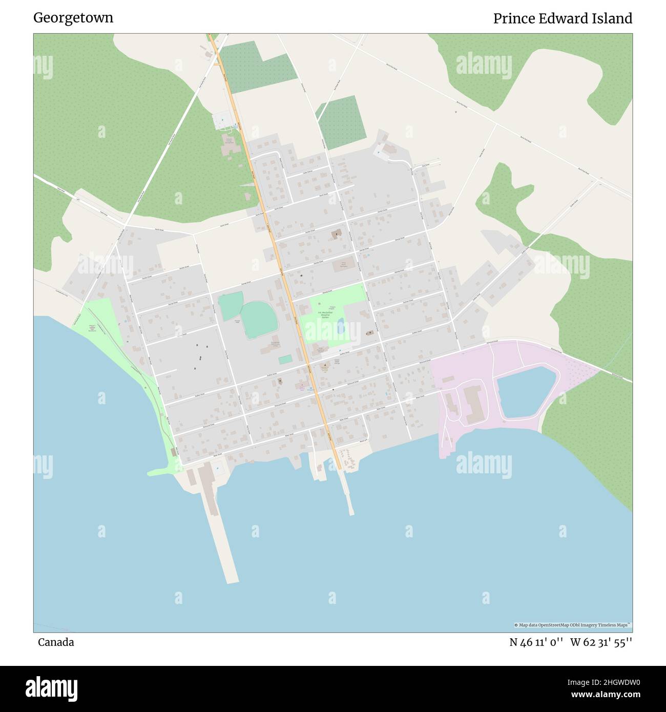 Georgetown, Canada, Prince Edward Island, N 46 11' 0'', W 62 31' 55 ...