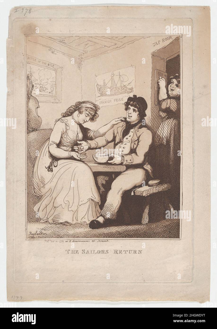 The Sailor's Return October 10, 1799 Thomas Rowlandson. The Sailor's ...