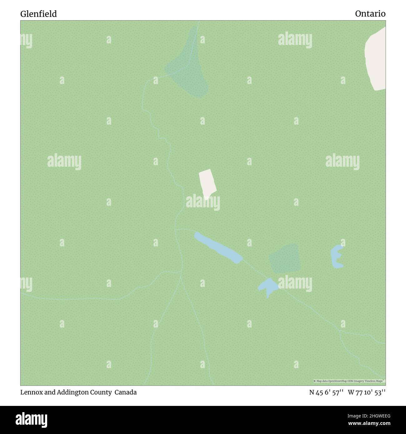 Glenfield, Lennox and Addington County, Canada, Ontario, N 45 6' 57 ...