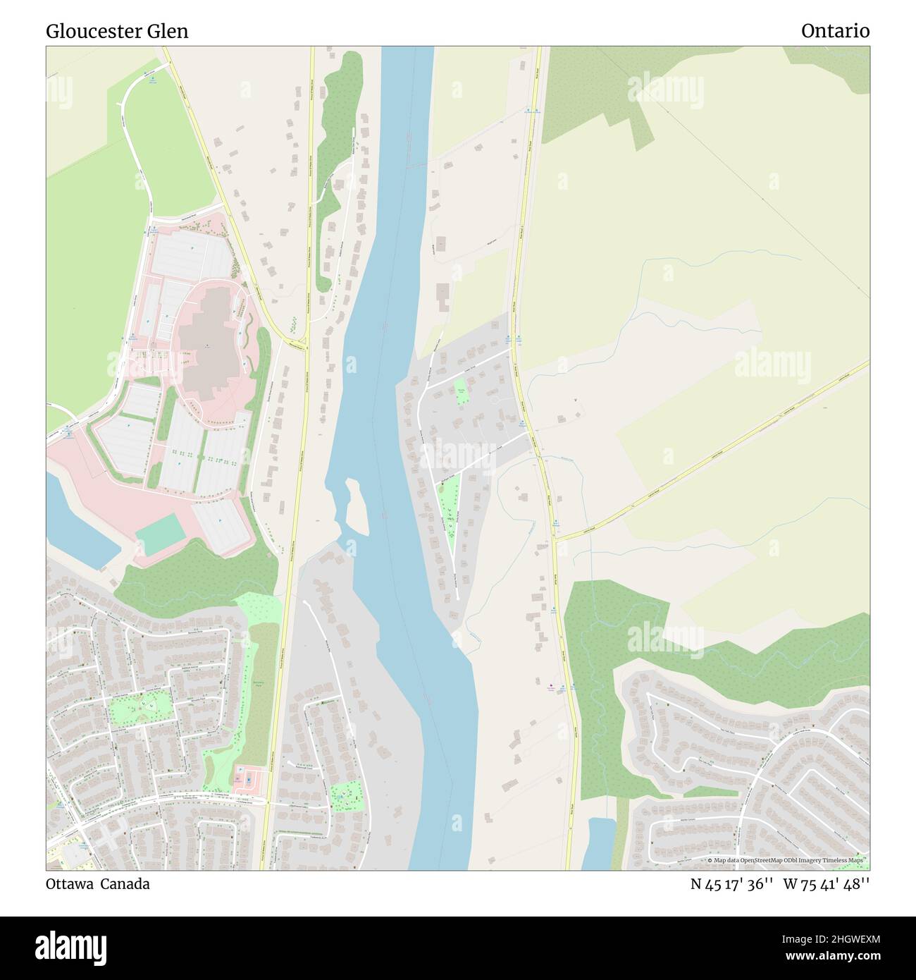 Map of gloucester hi-res stock photography and images - Alamy
