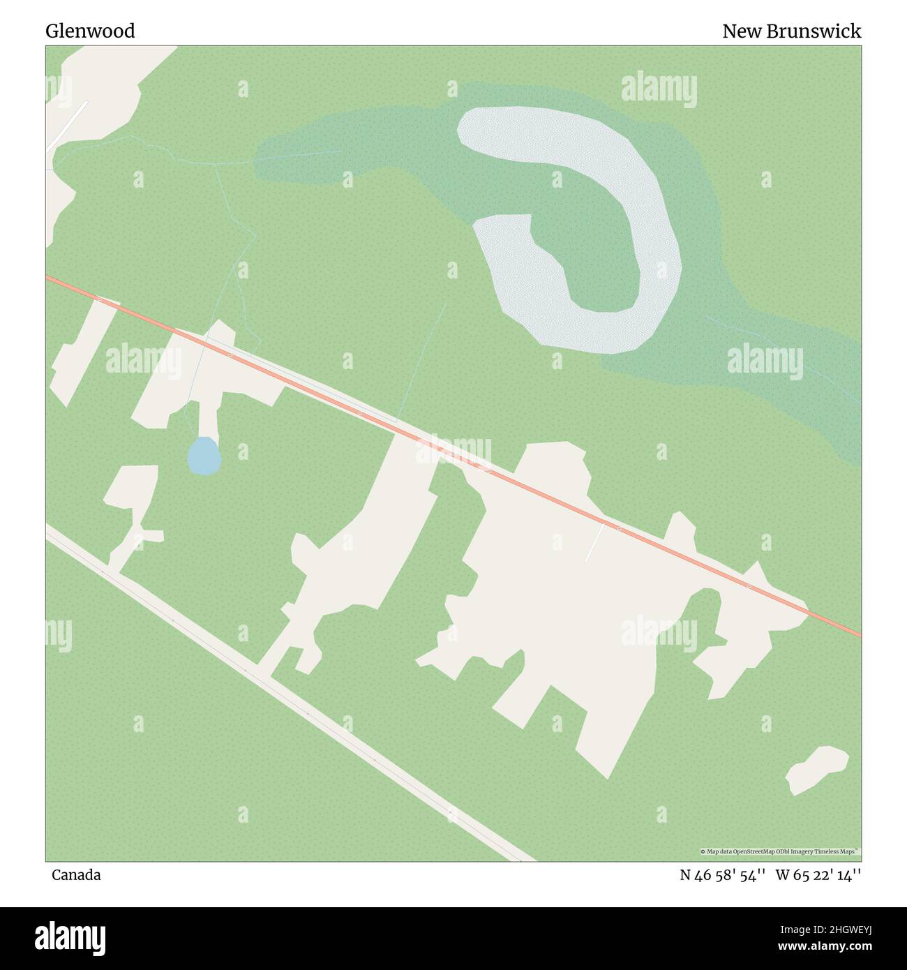 Map of glenwood city hi-res stock photography and images - Alamy