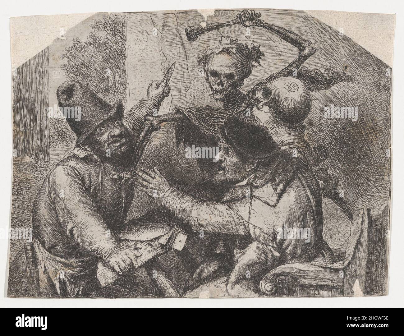 Death and Card Players 1620–74 Jan Lievens Dutch. Death and Card ...