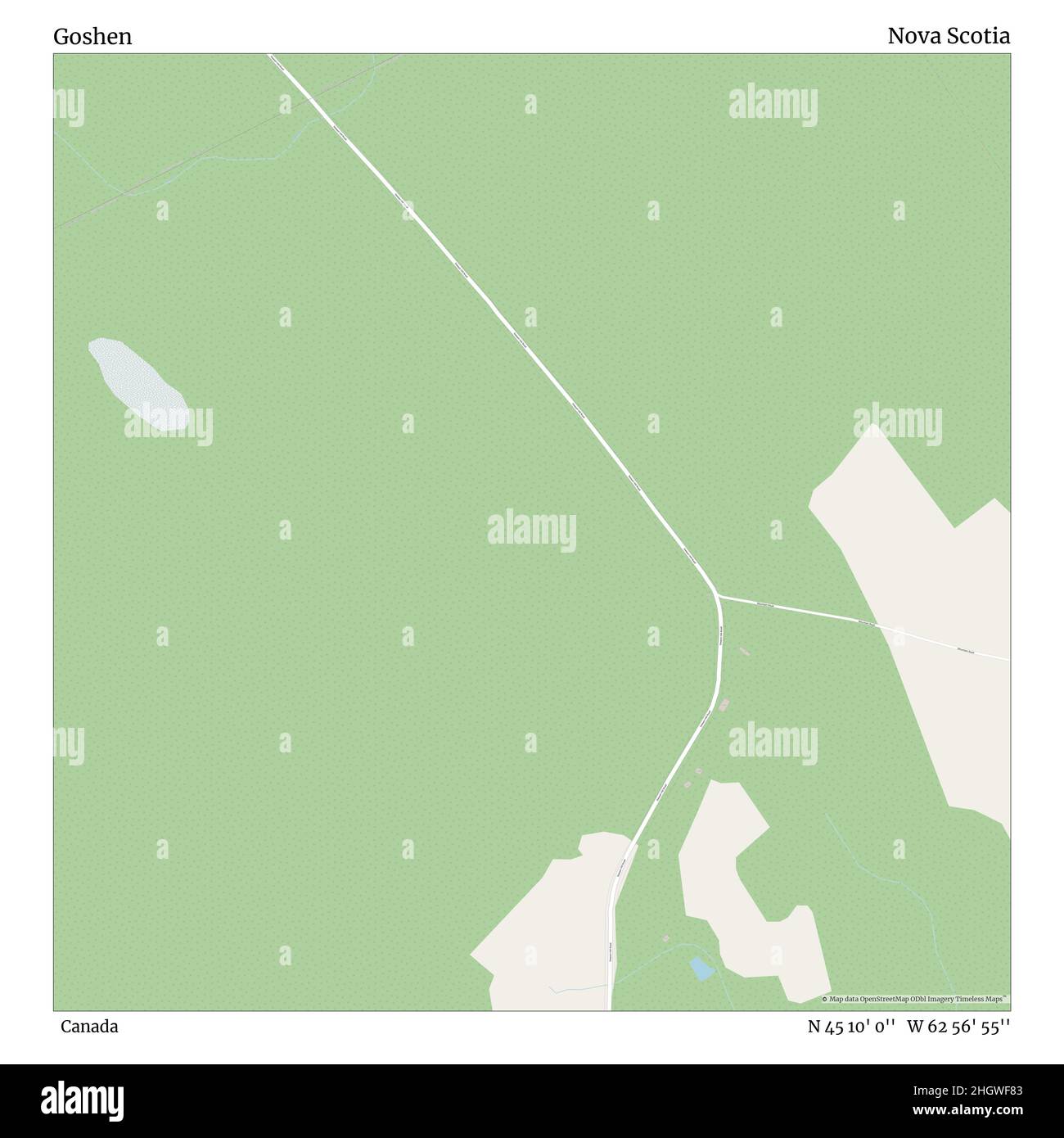 Map of goshen hi-res stock photography and images - Alamy