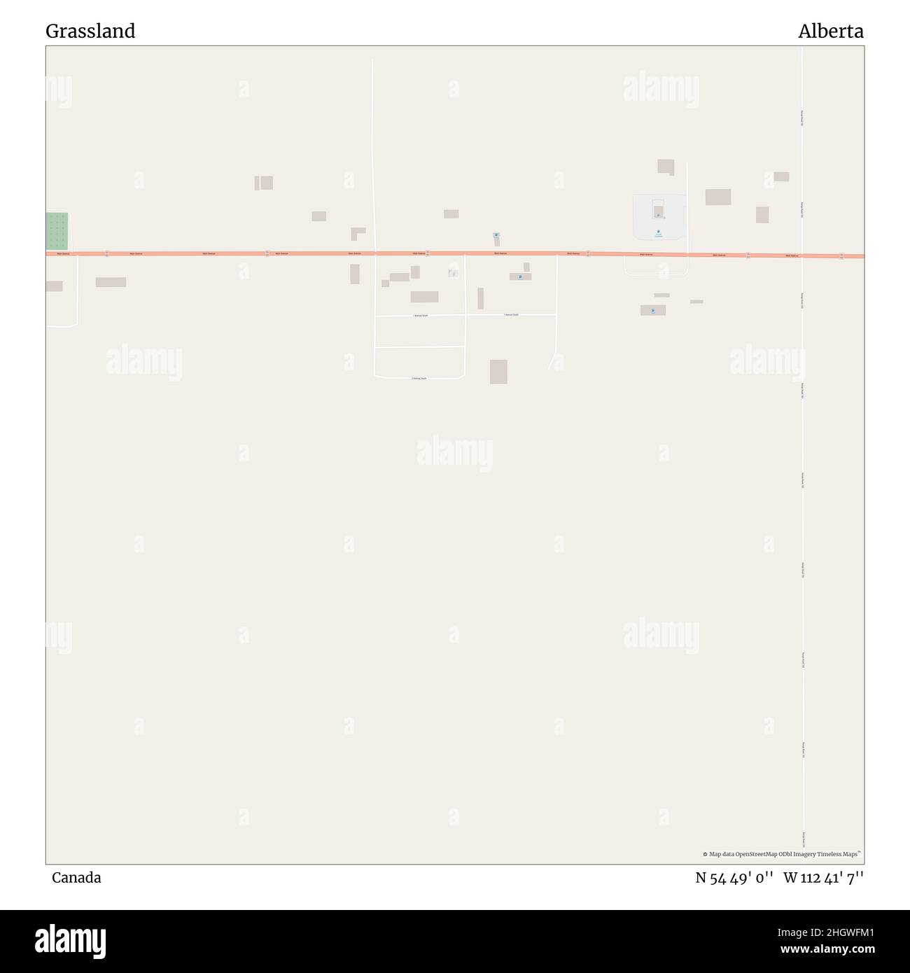 Grassland alberta canada map hi-res stock photography and images - Alamy