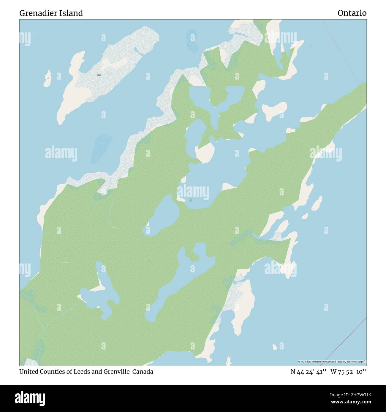 Grenadier island hi-res stock photography and images - Alamy