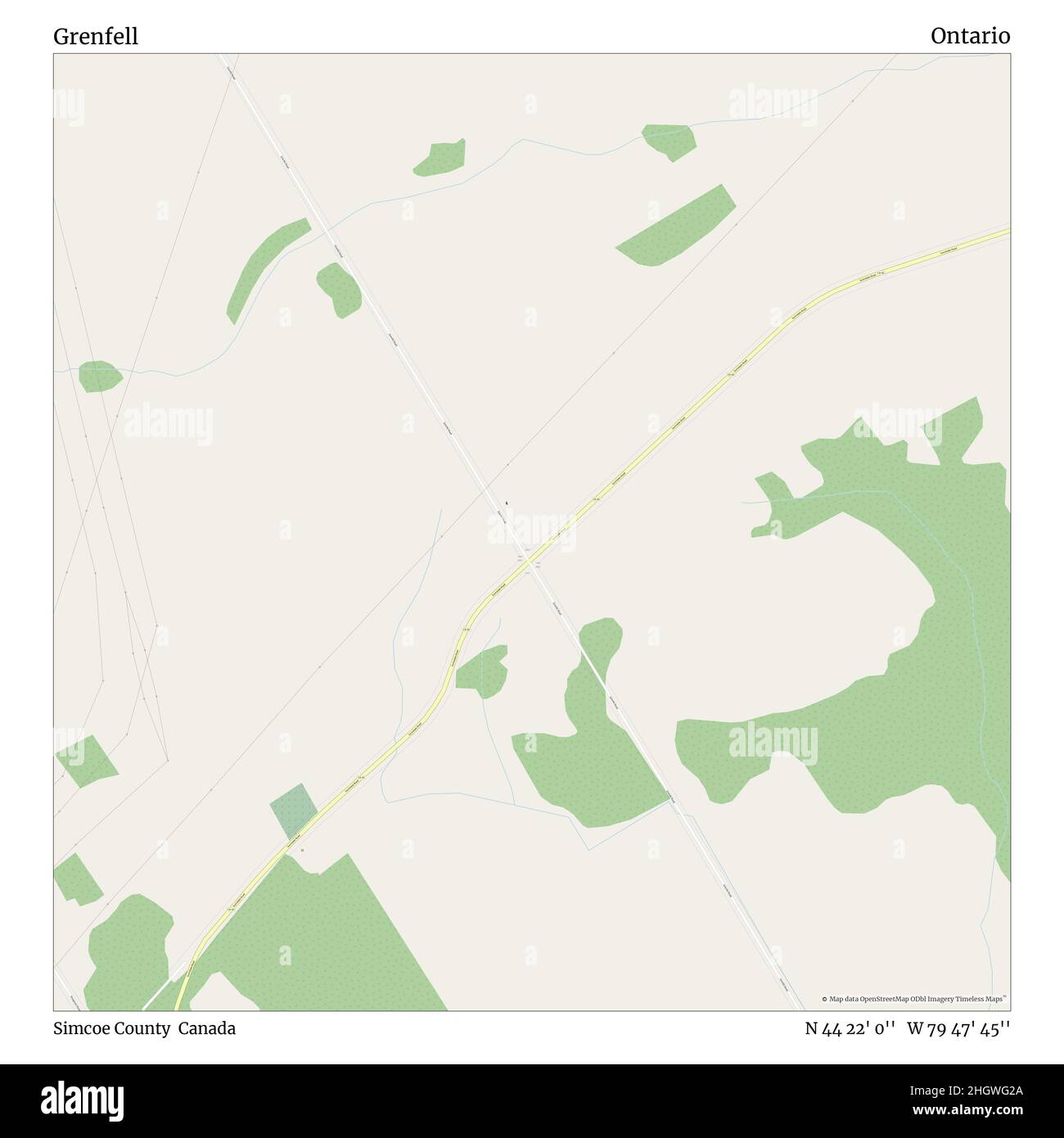 Map of grenfell hi-res stock photography and images - Alamy