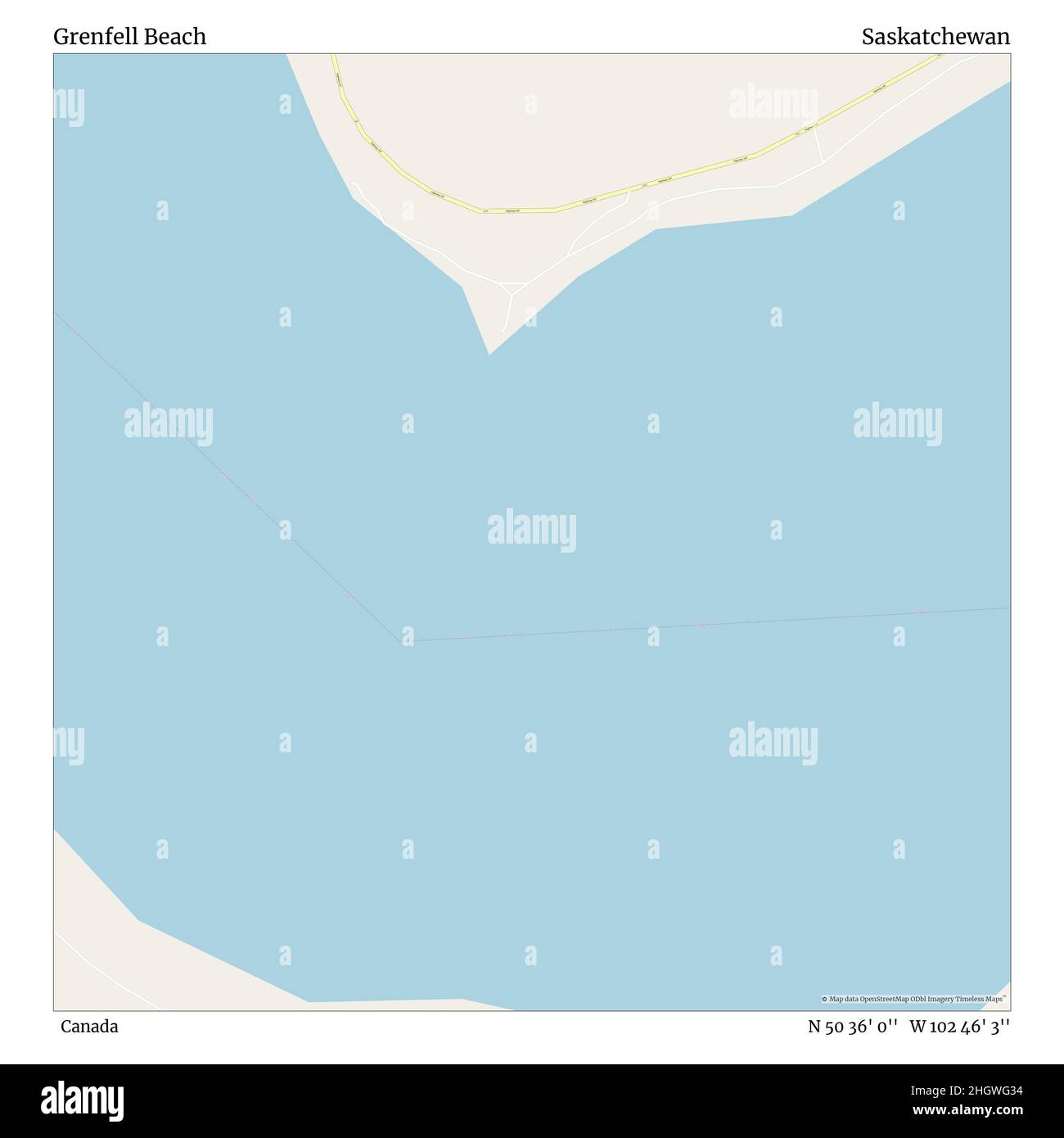 Map of grenfell saskatchewan hi-res stock photography and images - Alamy