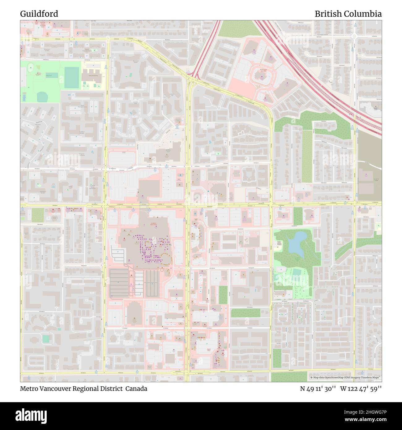 Map of guildford hi-res stock photography and images - Alamy