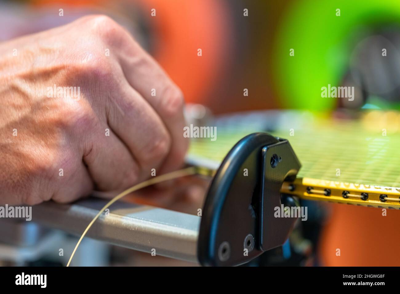 Broken badminton racket hi-res stock photography and images - Alamy