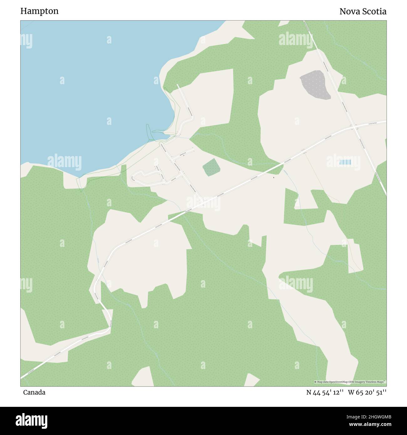 Hampton map hi-res stock photography and images - Alamy