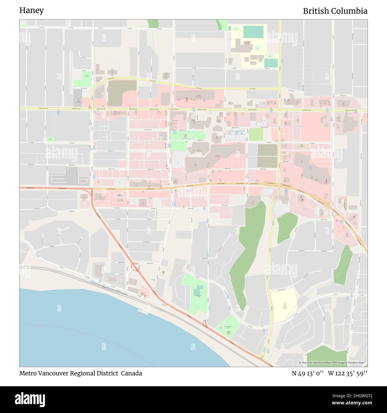 Vancouver metro map hi-res stock photography and images - Alamy