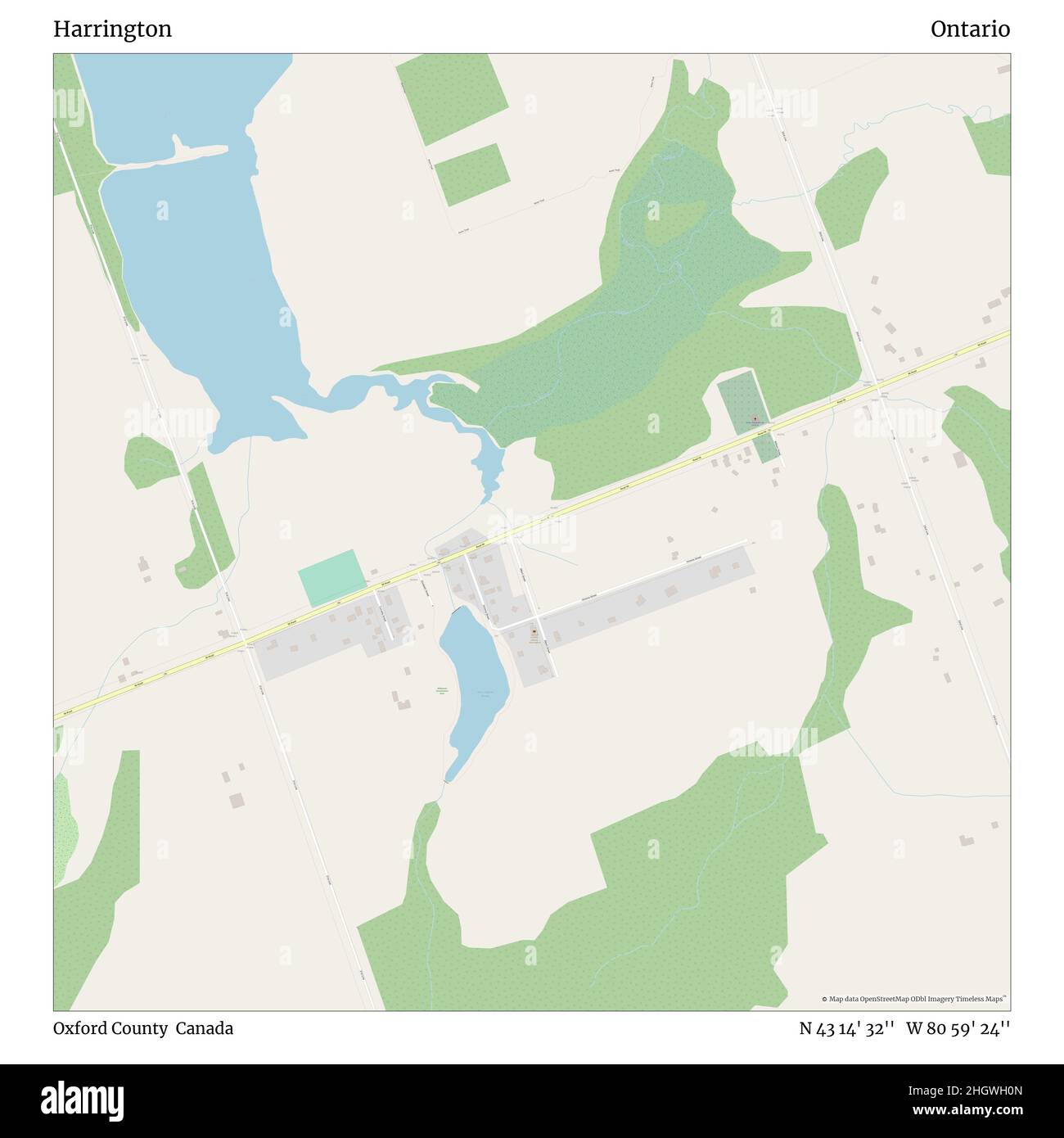 Map of harrington hi-res stock photography and images - Alamy