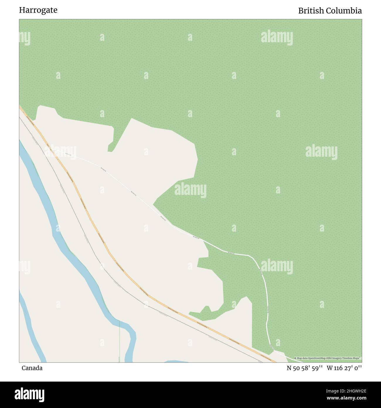 Map of harrogate hi-res stock photography and images - Alamy
