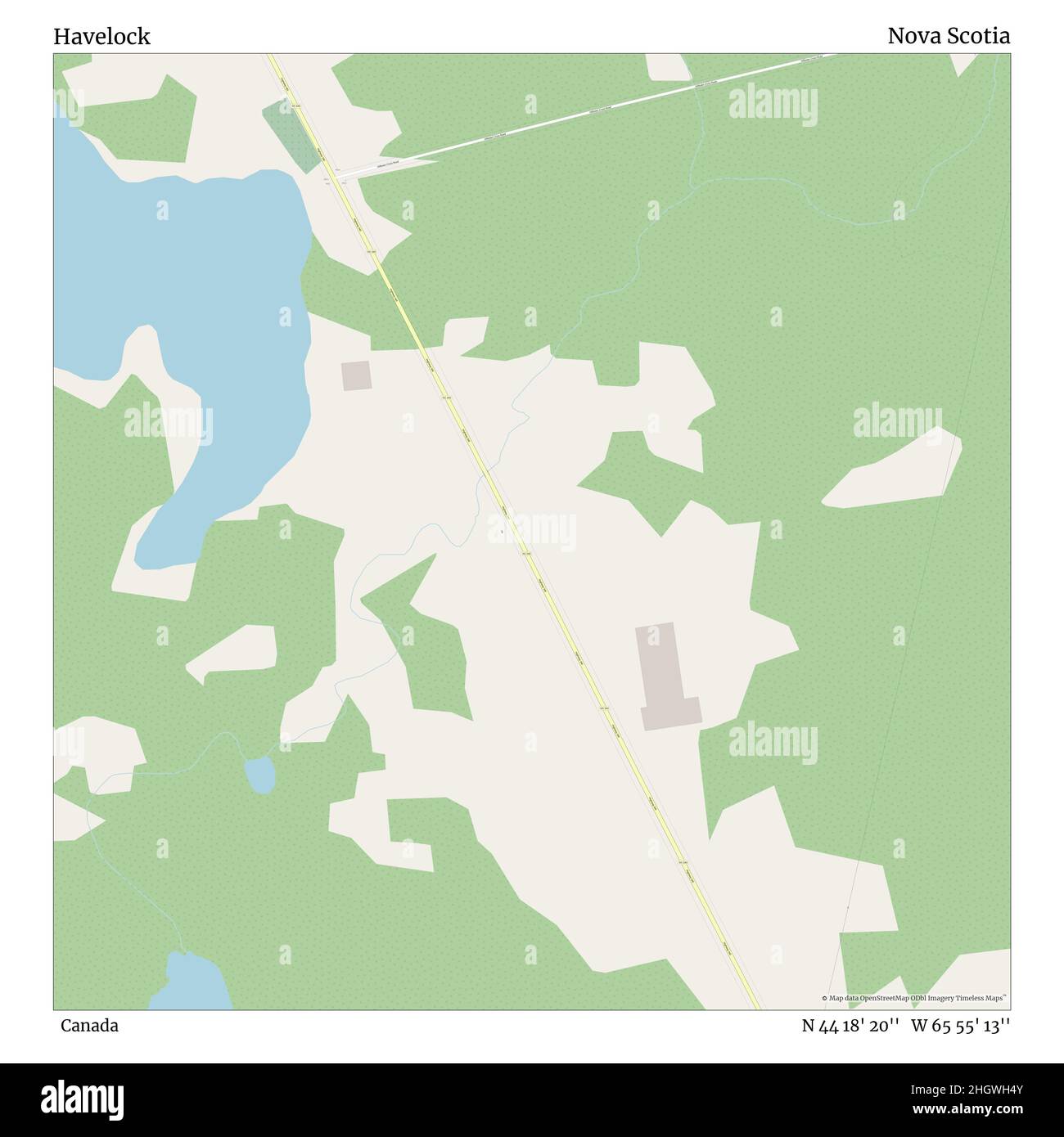 Map of havelock Cut Out Stock Images & Pictures - Alamy