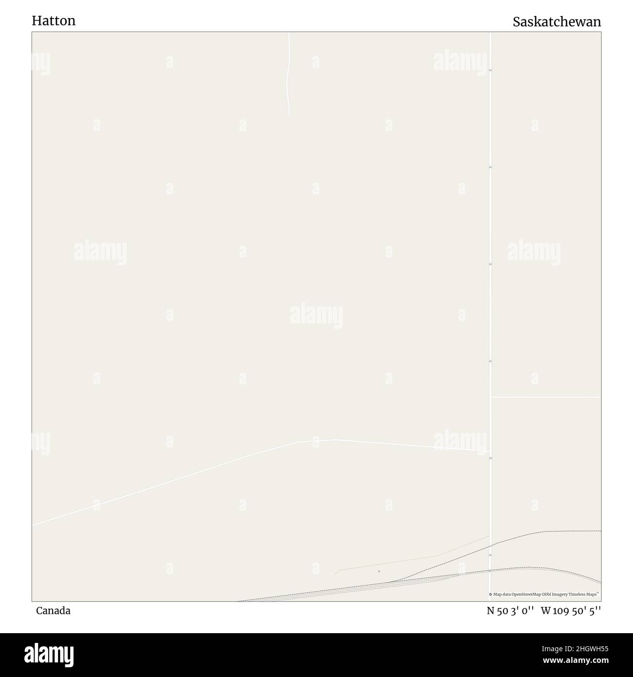 Map of hatton Cut Out Stock Images & Pictures - Alamy