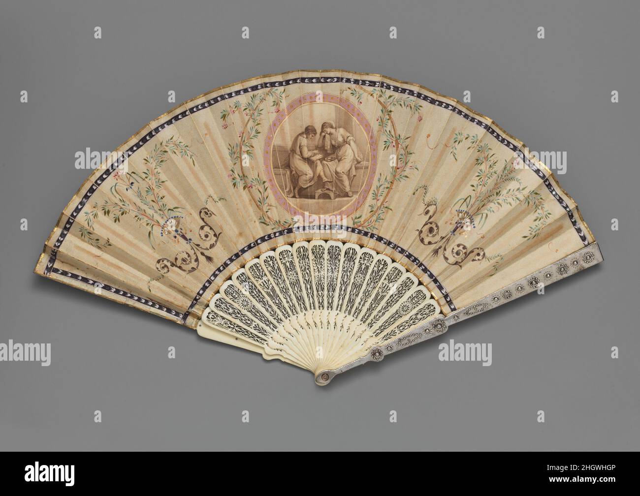 Fan late 18th century British. Fan. British. late 18th century. Paper ...
