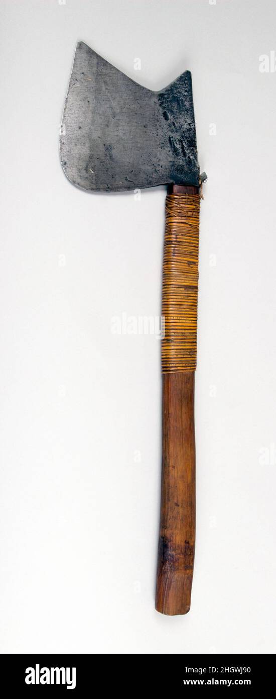 Axe ((Kalyo Kangyu) 19th century Indian, Assam, Naga. Axe ((Kalyo ...