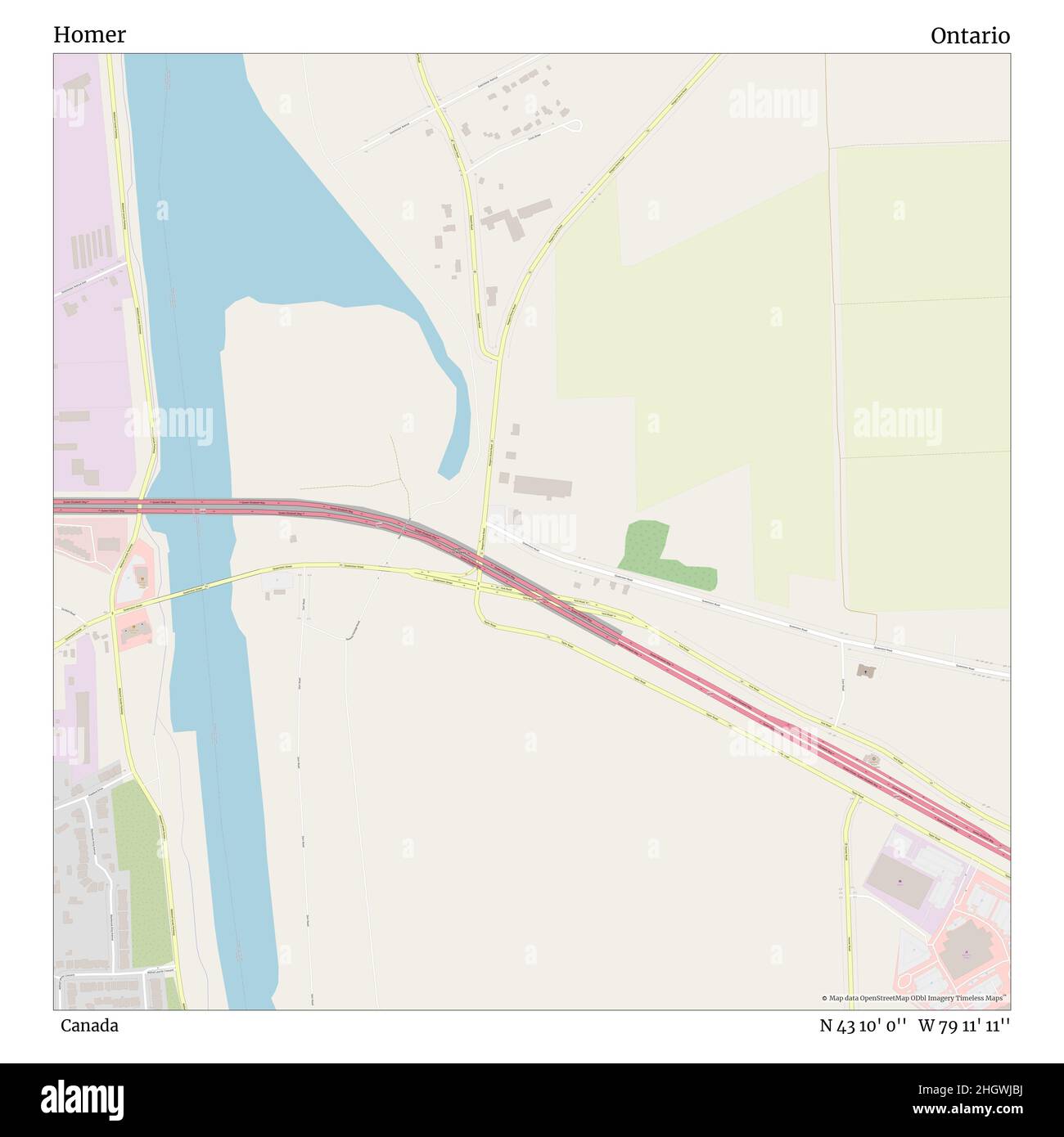 Homer city map Cut Out Stock Images & Pictures - Alamy