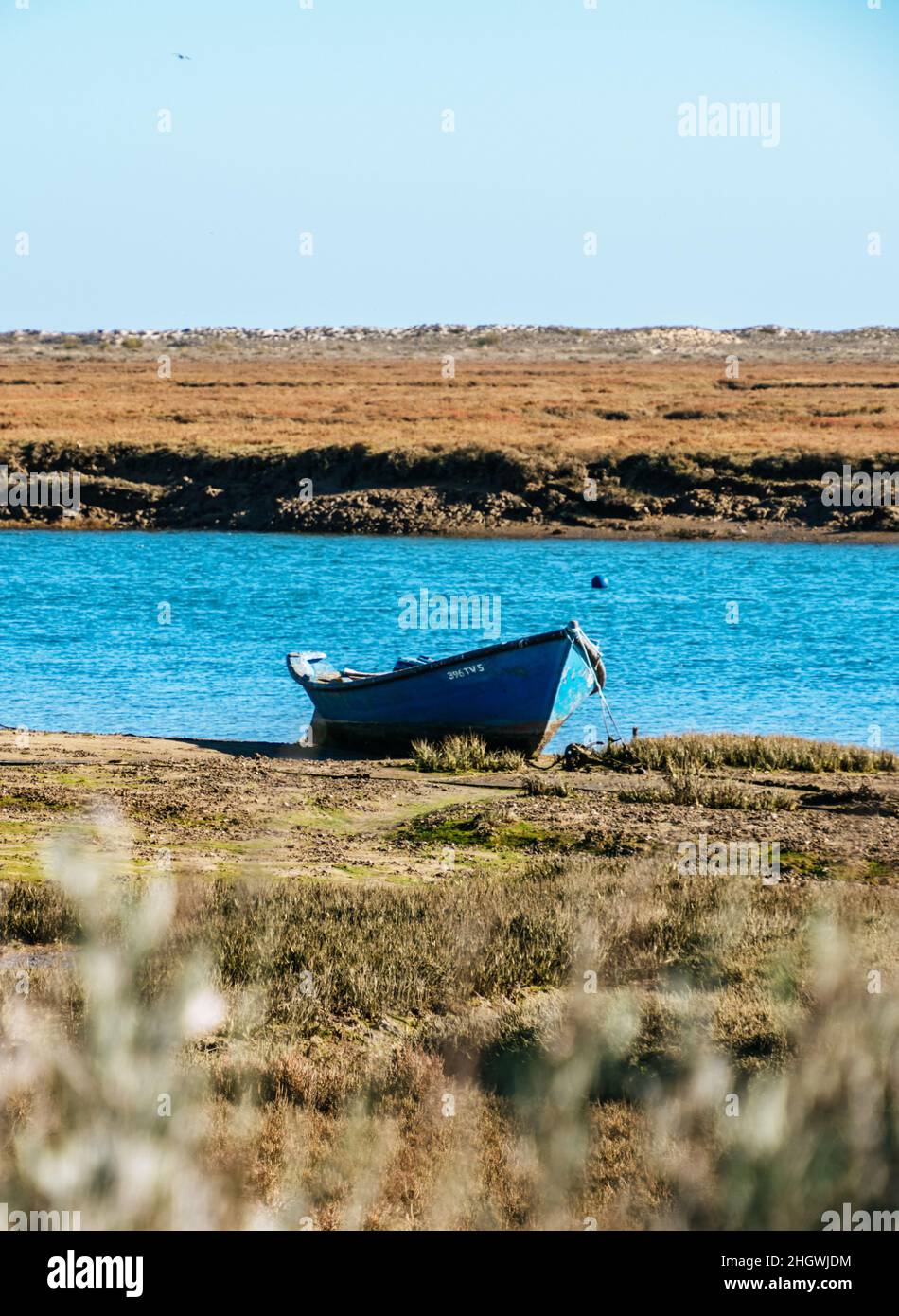 Scenic Landscape of Ria Formosa Nature Park, Tavira, Algarve, Portugal ...