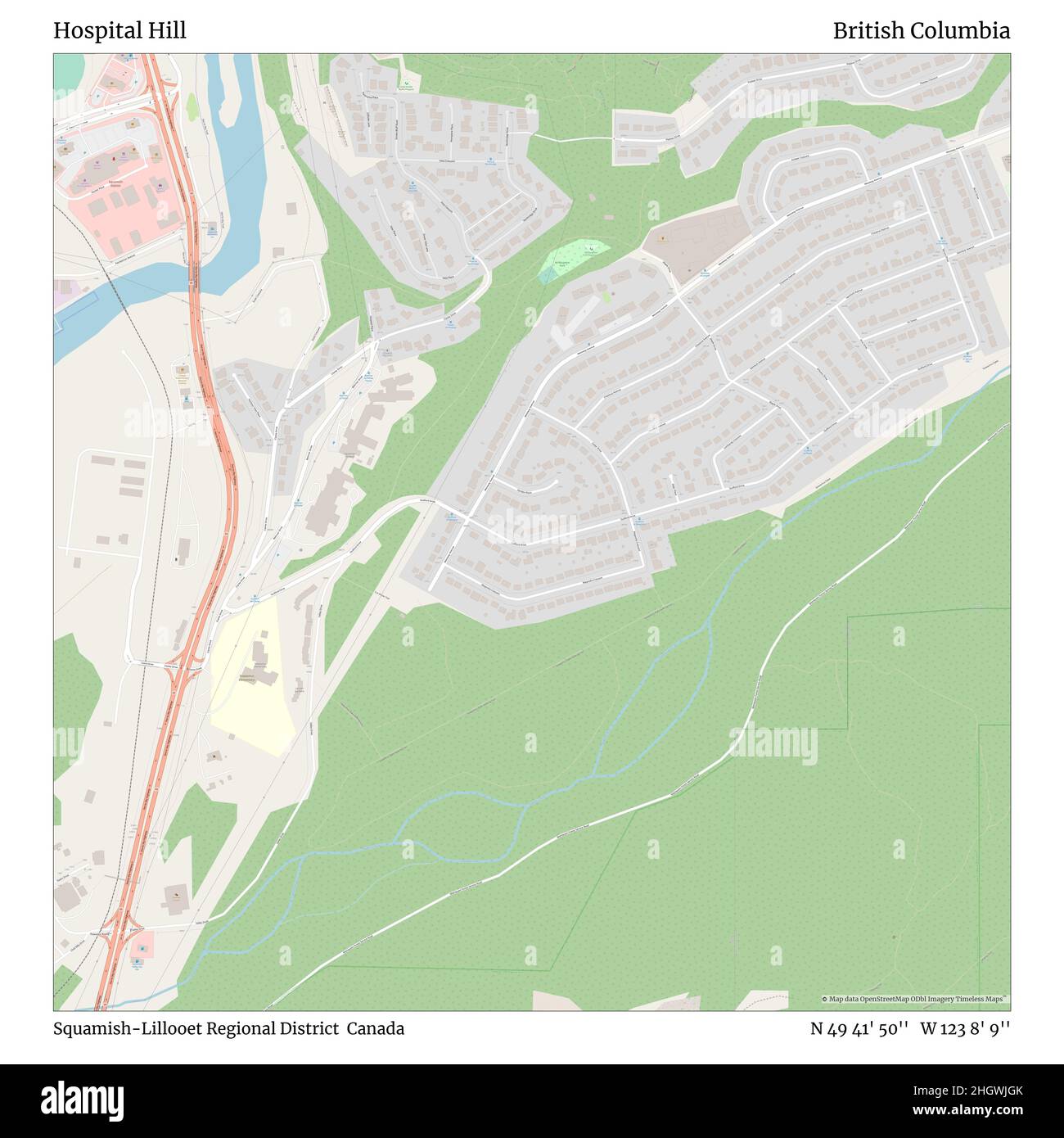 Map of lillooet hi-res stock photography and images - Alamy