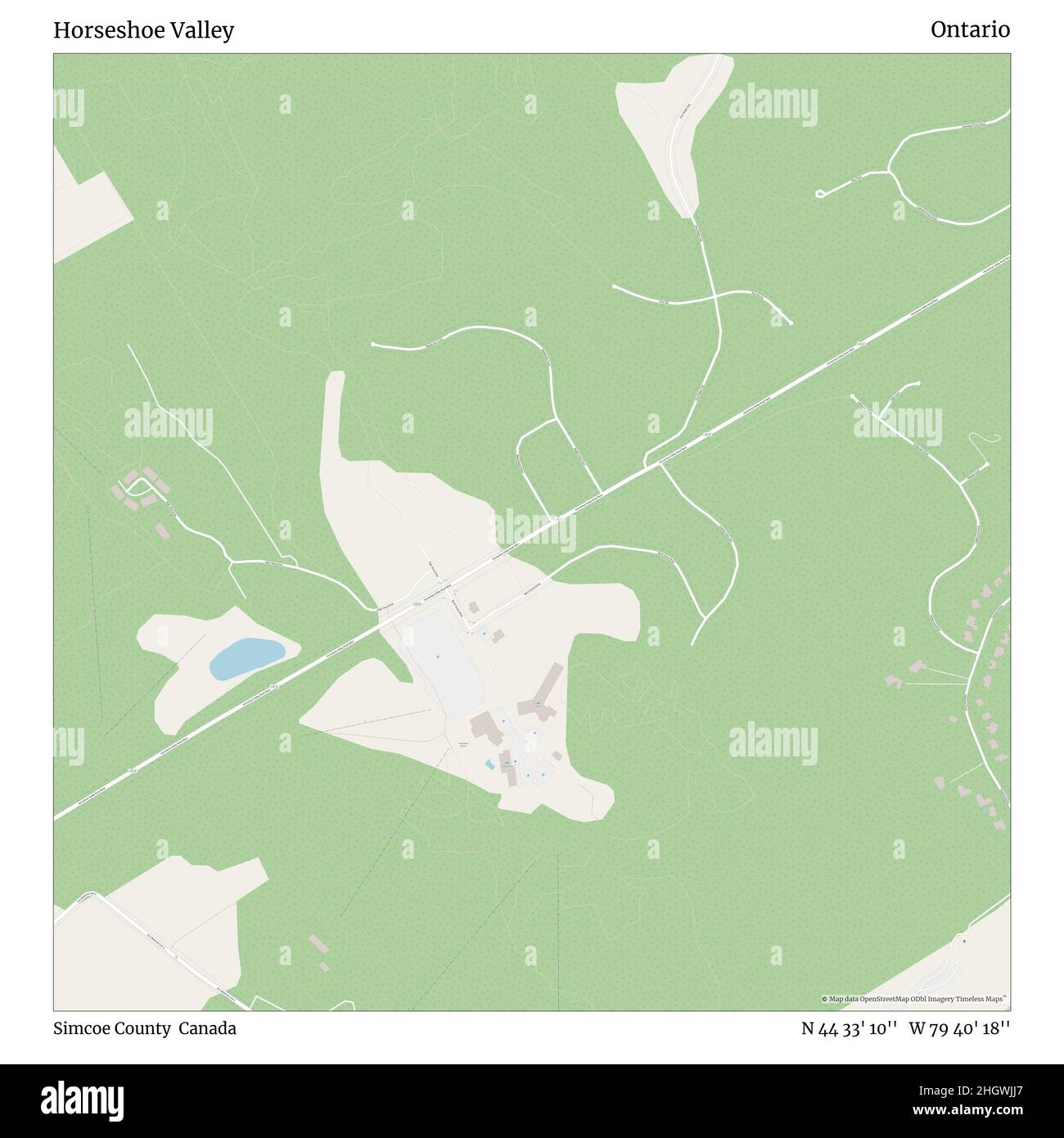 Horseshoe valley Cut Out Stock Images & Pictures - Alamy