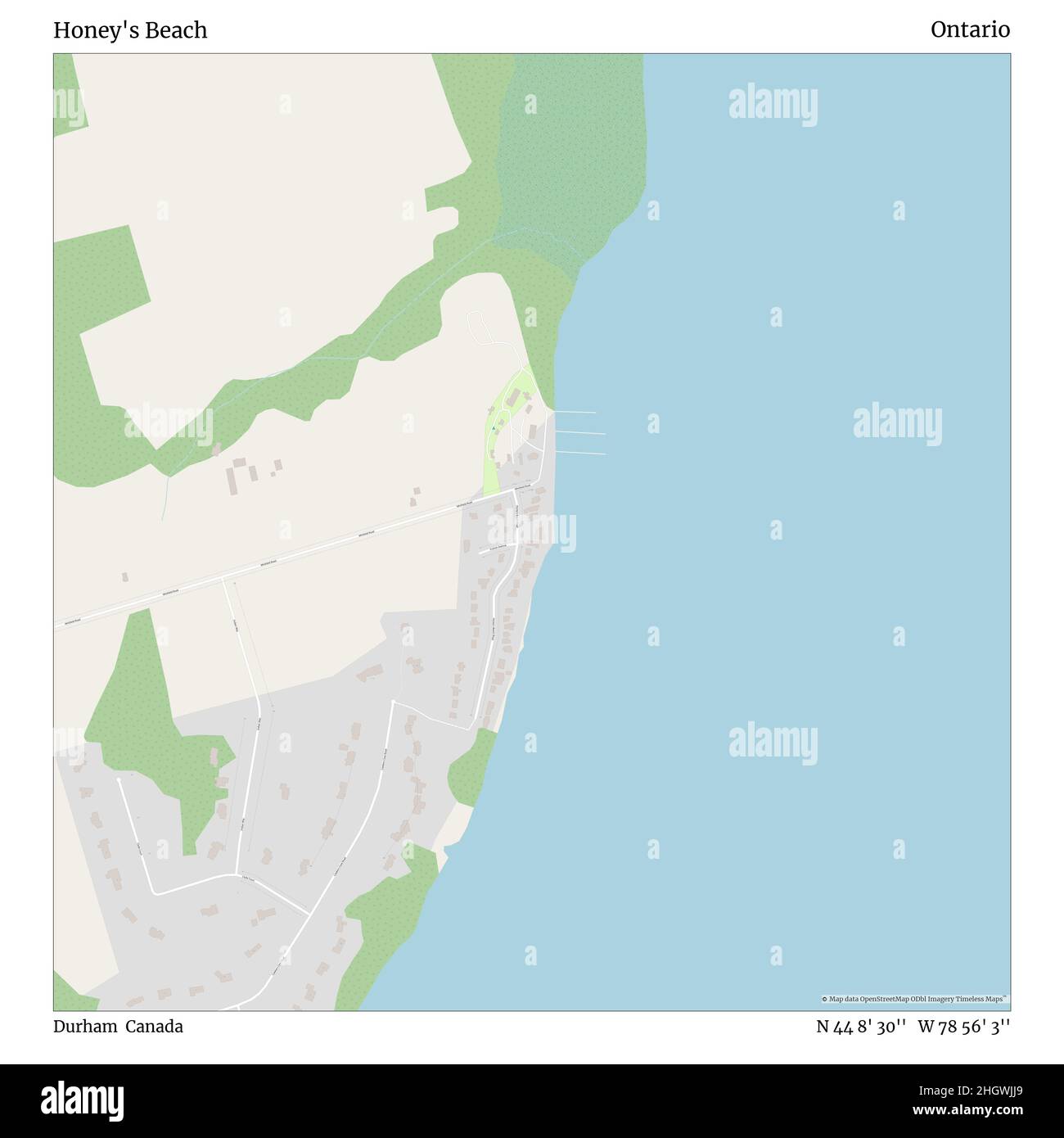 Durham ontario map hi-res stock photography and images - Alamy