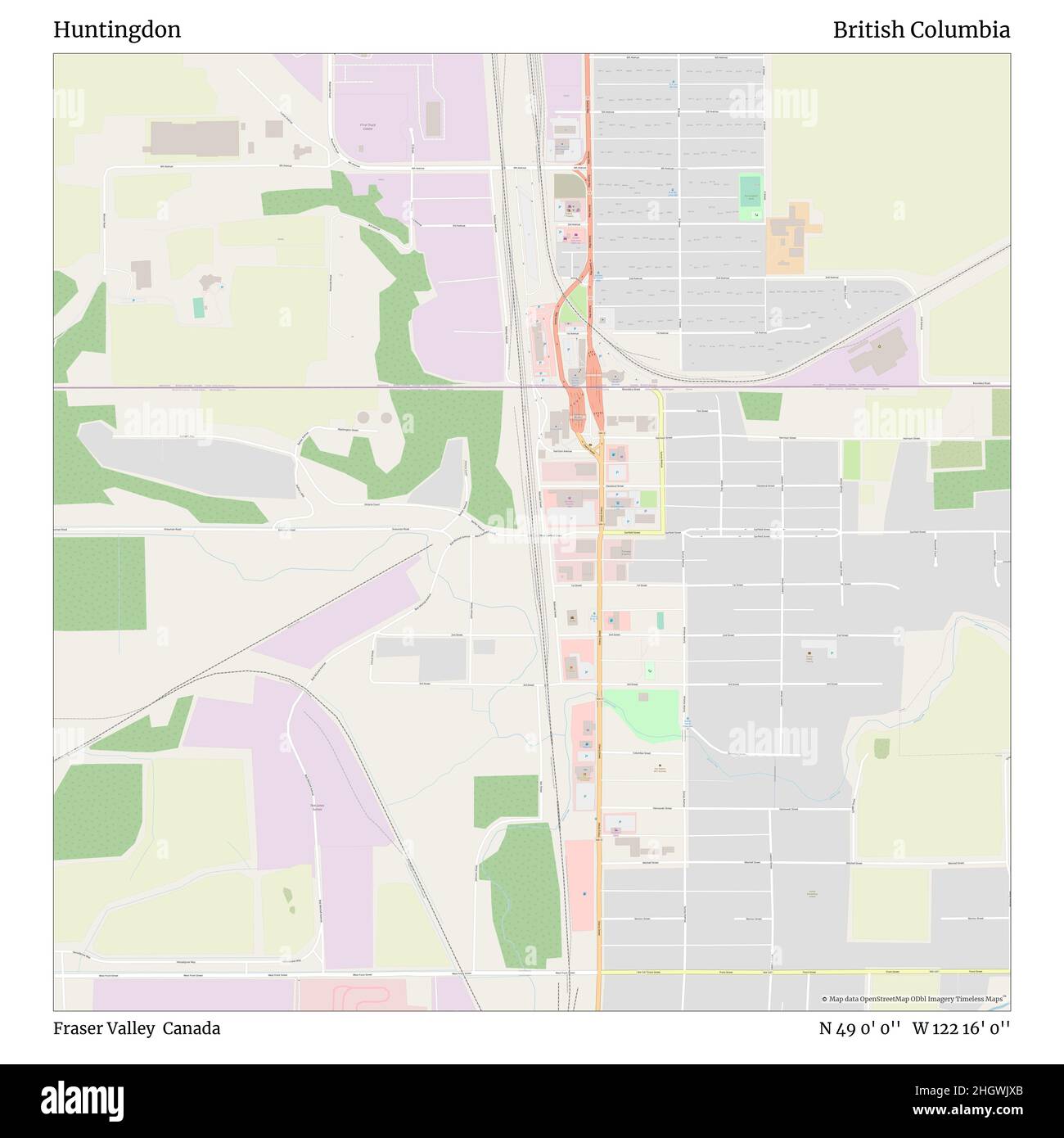 Huntingdon map hi-res stock photography and images - Alamy