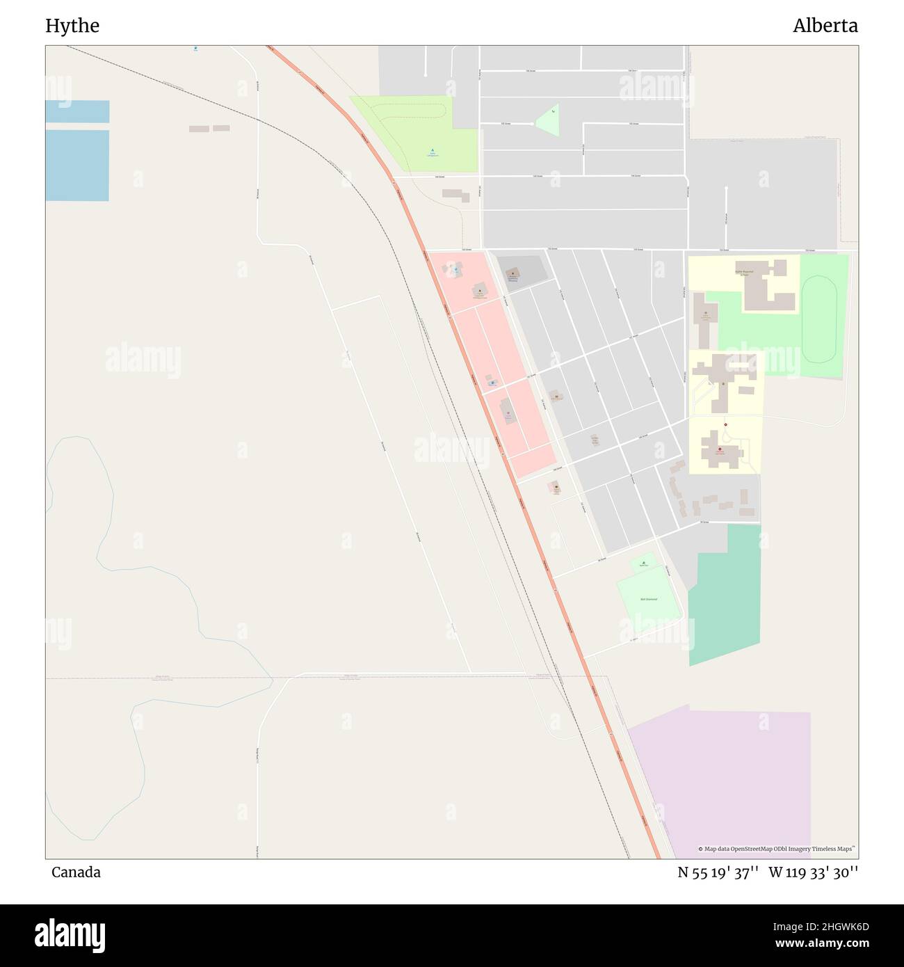 Map of hythe Cut Out Stock Images & Pictures - Alamy